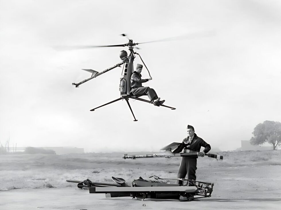 Explore the Historic Rotorcycle Foldable Helicopter - Hiller Aviation ...